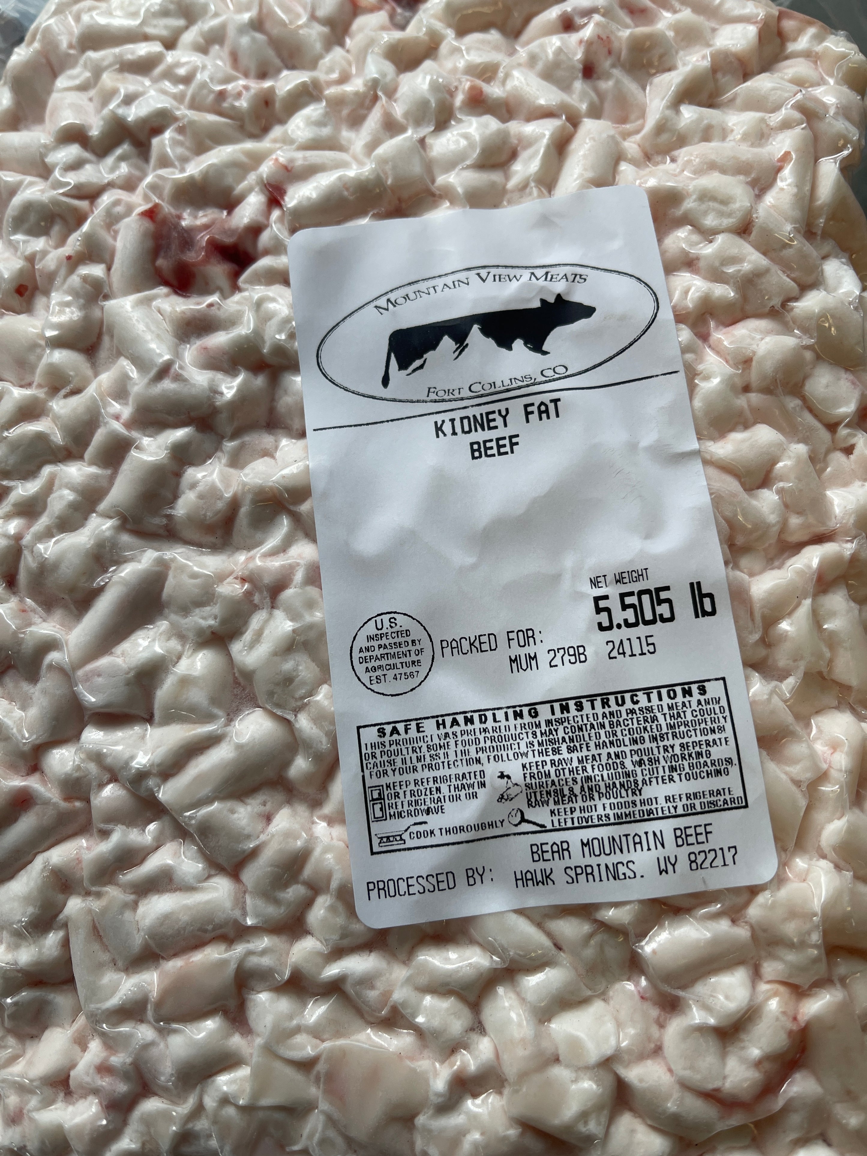 Raw Beef Fat (for Tallow) or Pork Fat (for Lard) – Mountain View Meats